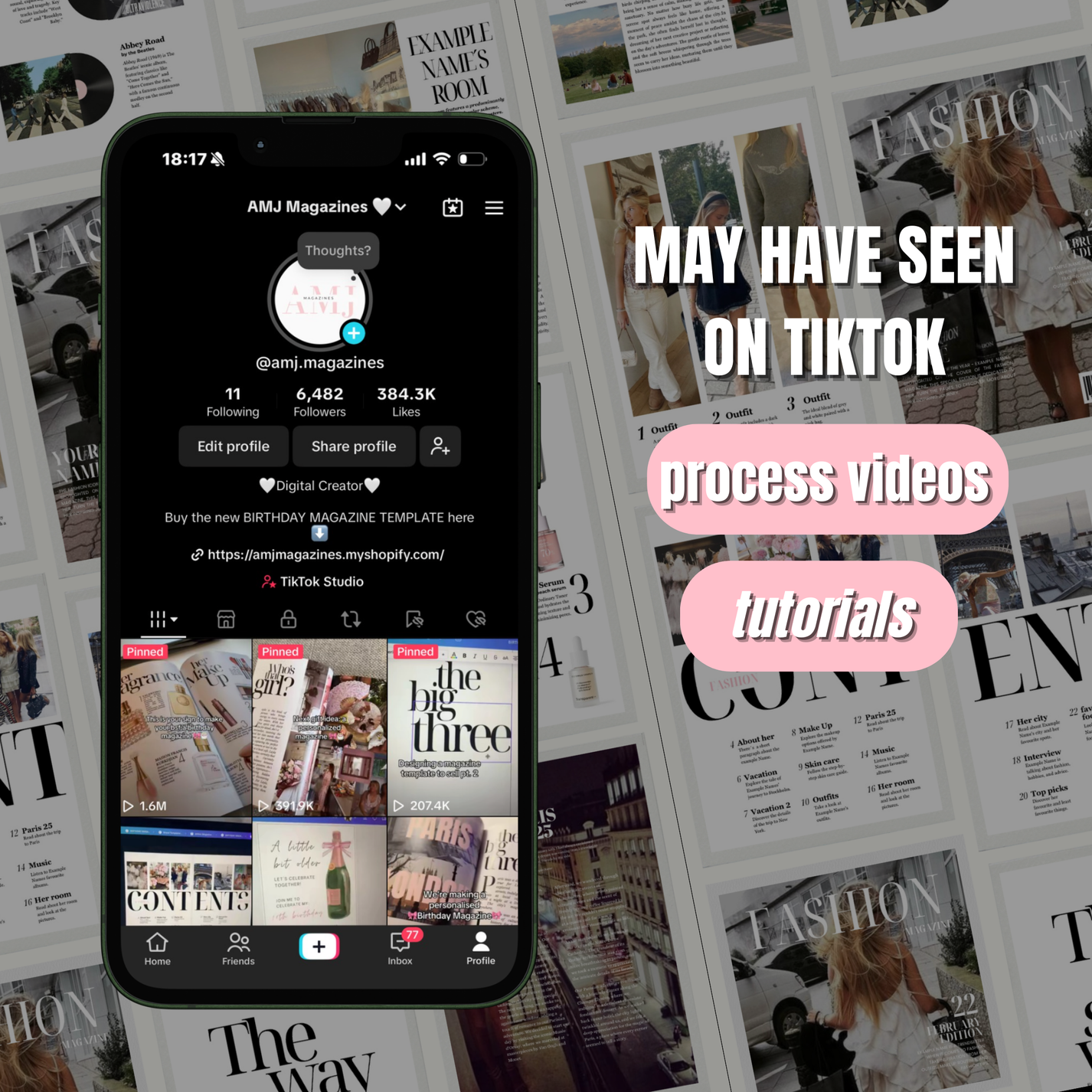 Fashion Magazine Template – AMJ magazines